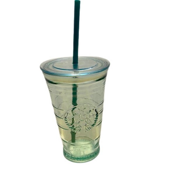 Starbucks | Dining | Starbucks Glass Tumbler Lid And Straw 25 Cold ...